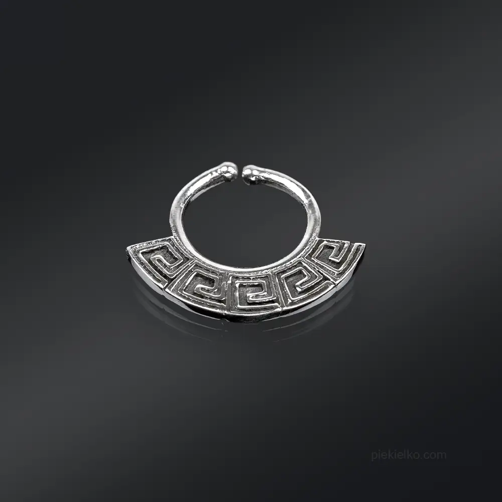 Kolczyki do nosa - septum: Septum wachlarz Orientu